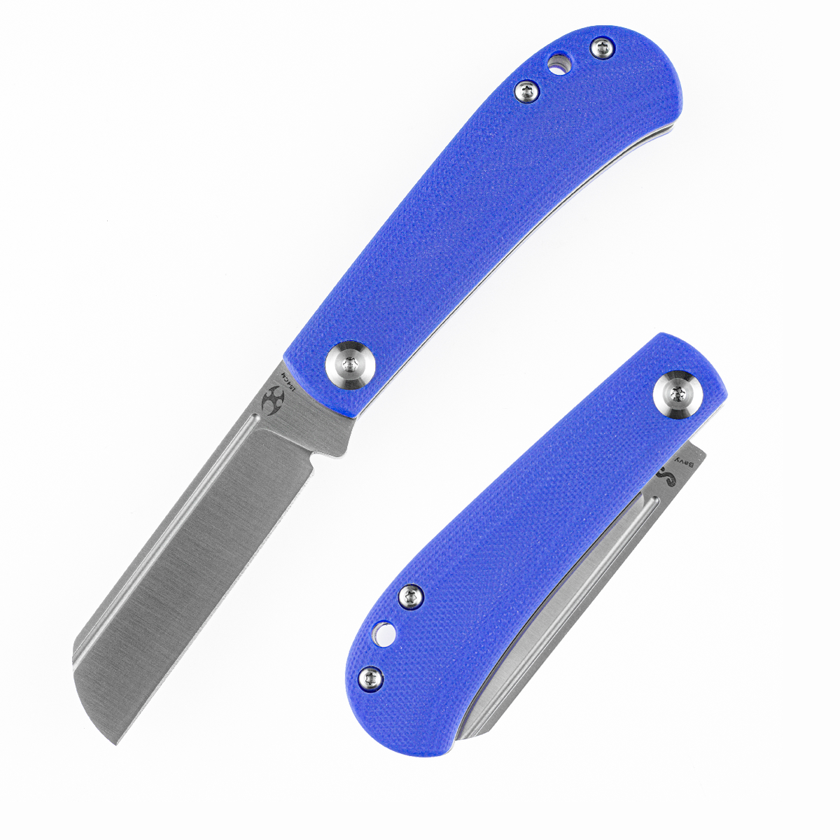 KANSEPT Bevy Slip Joint Knife Blue G10 Handle (2.9'' 154CM Blade)Nick ...