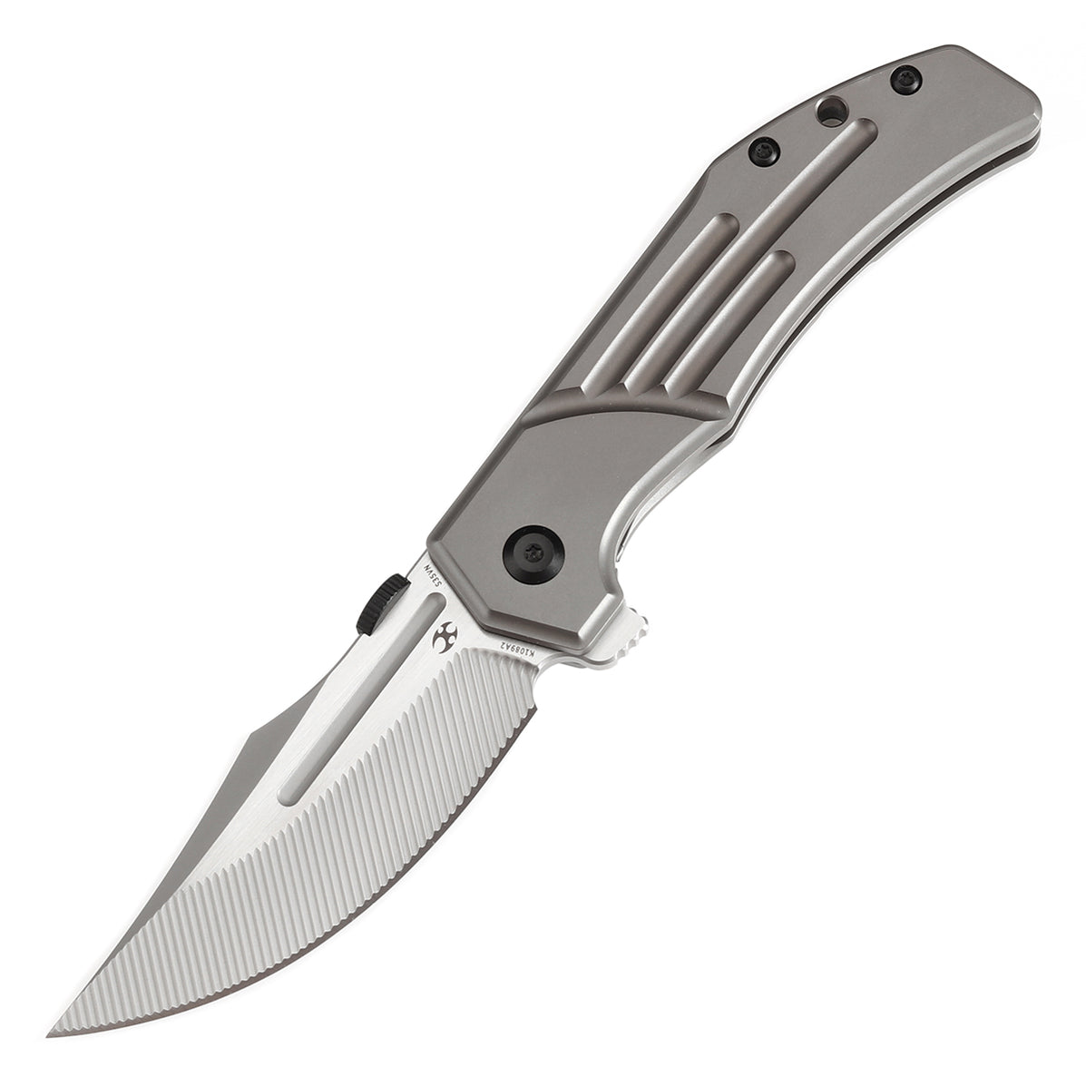 KANSEPT Orion Flipper Bronze Anodized Titanium Handle (3.07''CPM S35VN — Kanseptknives