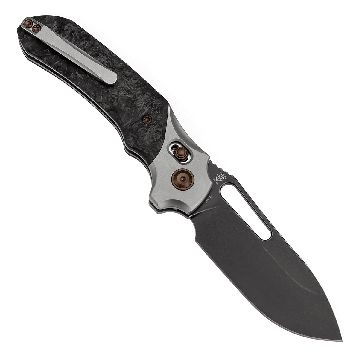 KANSEPT Quasar Cross Bar Lock Stonewashed Titanium with Dark Matter Gl ...