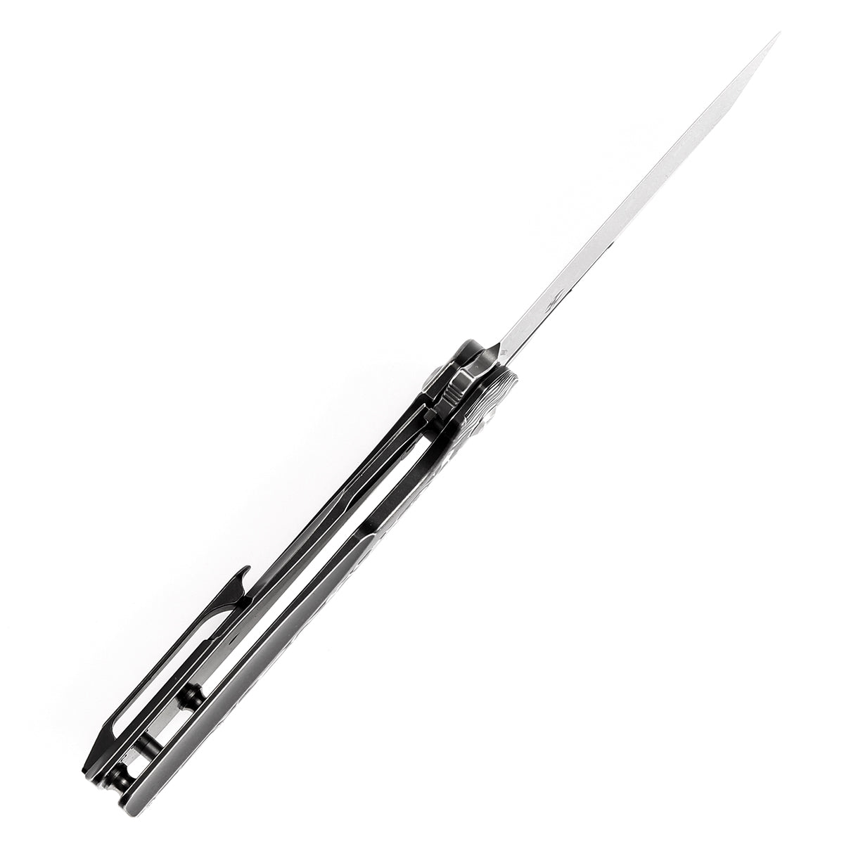 KANSEPT Shard K1006C3 Damascus Blade Black White Nebula Carbon Fiber H ...