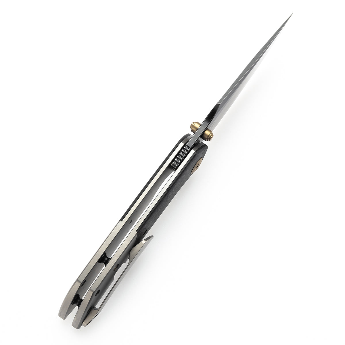 KANSEPT Fenrir Front Flipper/Thumb Stud Knife Shred Carbon Fiber +Tita ...