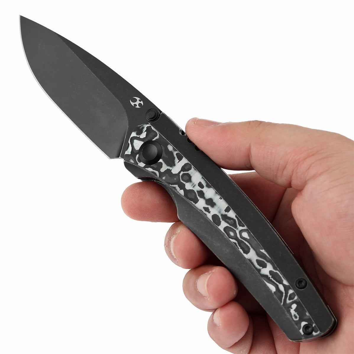 KANSEPT Thumb Stub Raven Blackwash Titanium, Black and White Nebula Ca ...