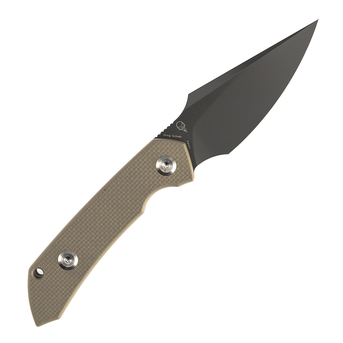 Kansept Fenrir | Fixed Blade | Light Sand G10 |2.87" D2 Blade | Sparro ...