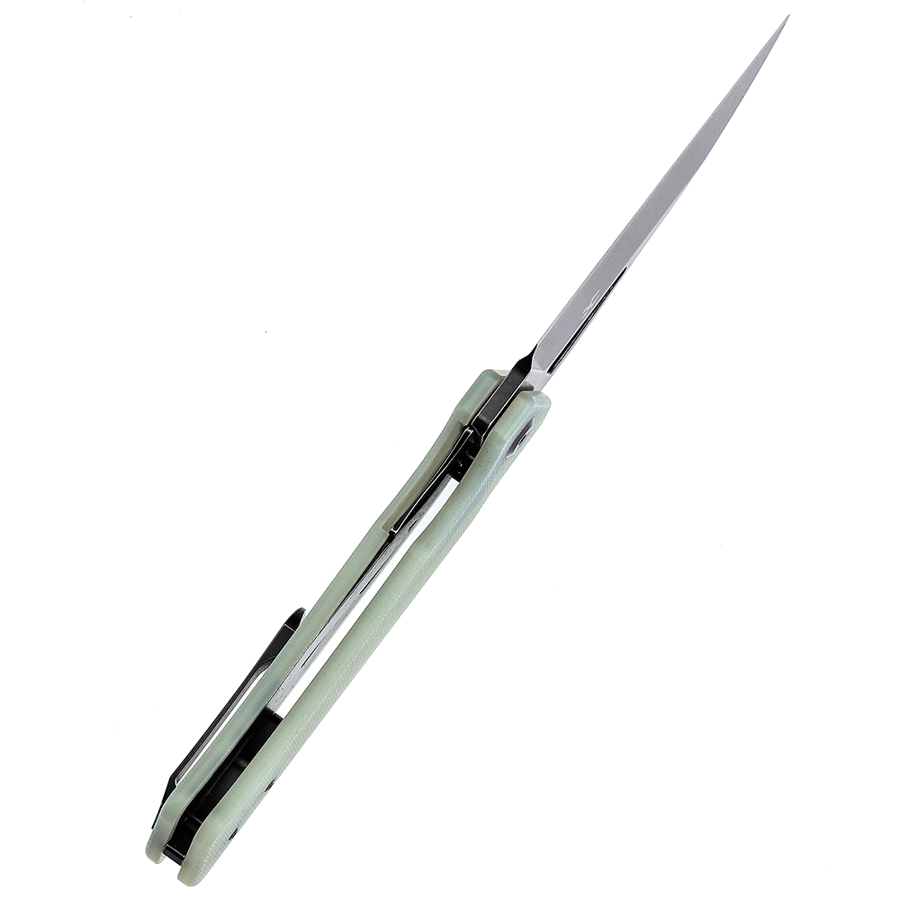 Egress K1033C2 SatinBlack Stonewashed CPM-S35VN Jade G10 Handle with N ...